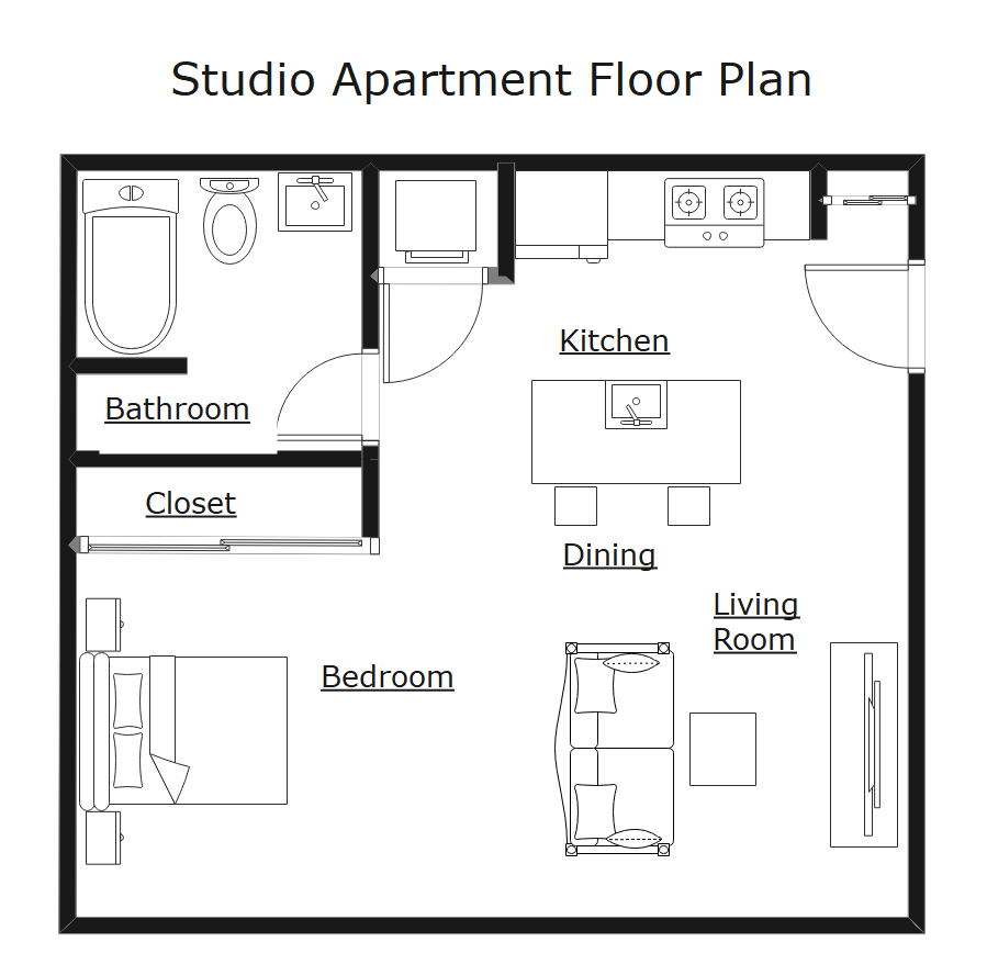 Small Apartment Design Floor Plan | Viewfloor.co Small Apartment Design Floor Plan | Viewfloor.co