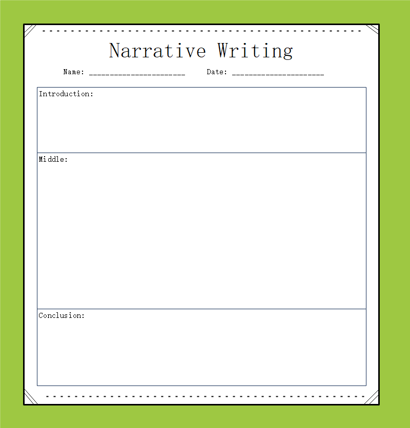  Personal Narrative Writing Paper Personal Narrative Essays Examples 