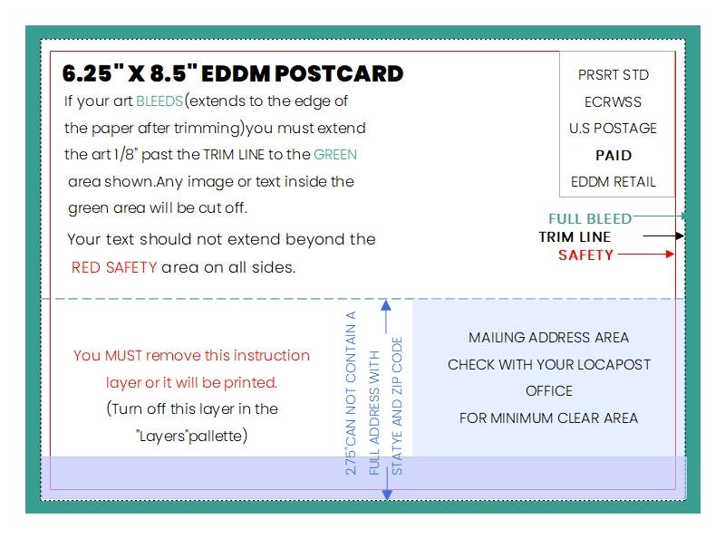 Free Editable Postcard Examples EdrawMax Online