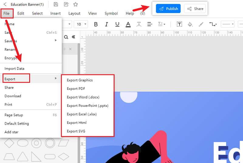 How To Make A Banner In Word EdrawMax Online 2022 