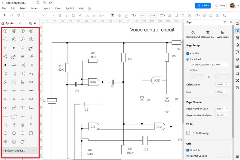 Draw Electrical Circuit Diagram Online