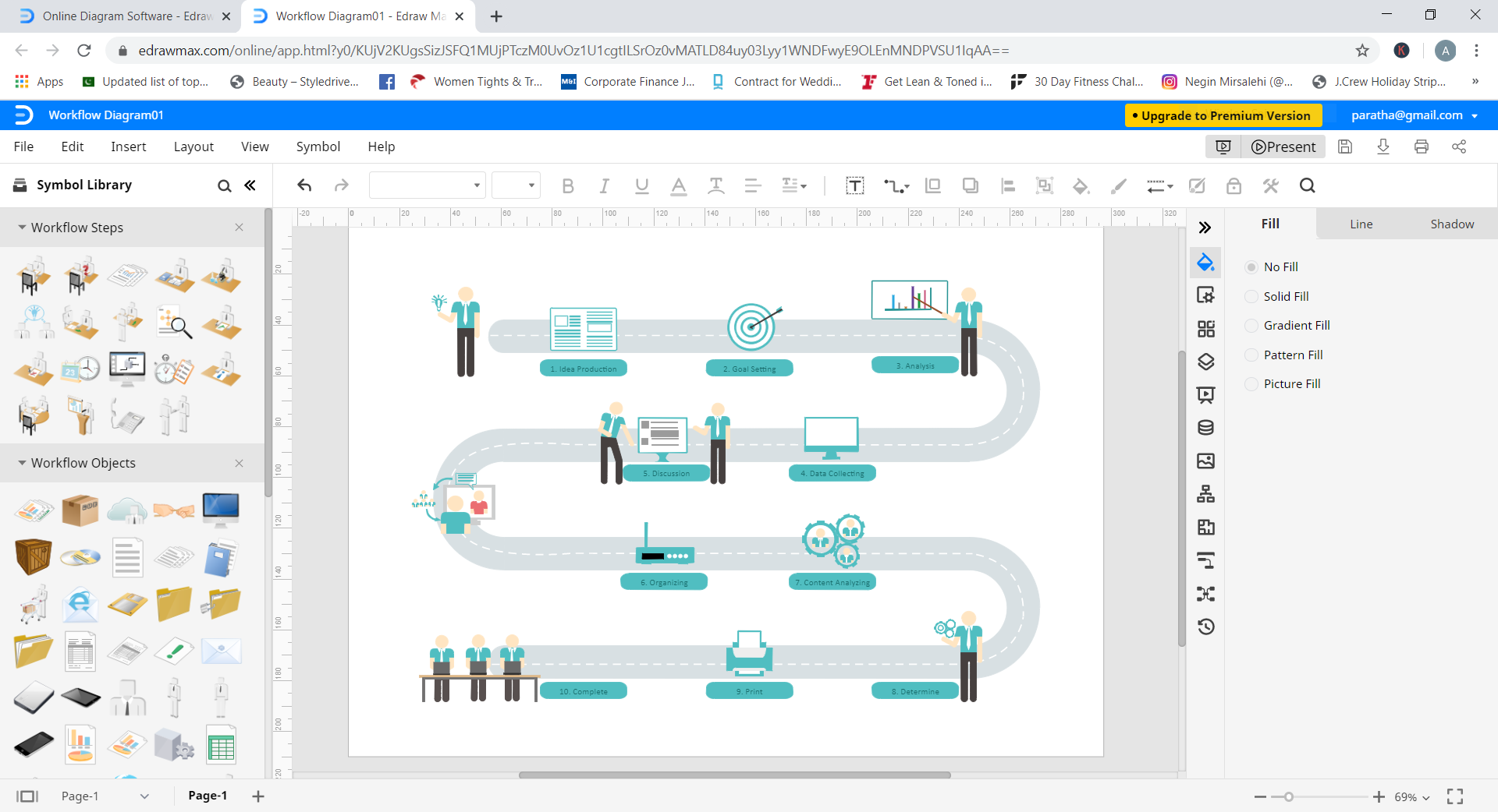How To Create A Workflow Diagram Online EdrawMax Online