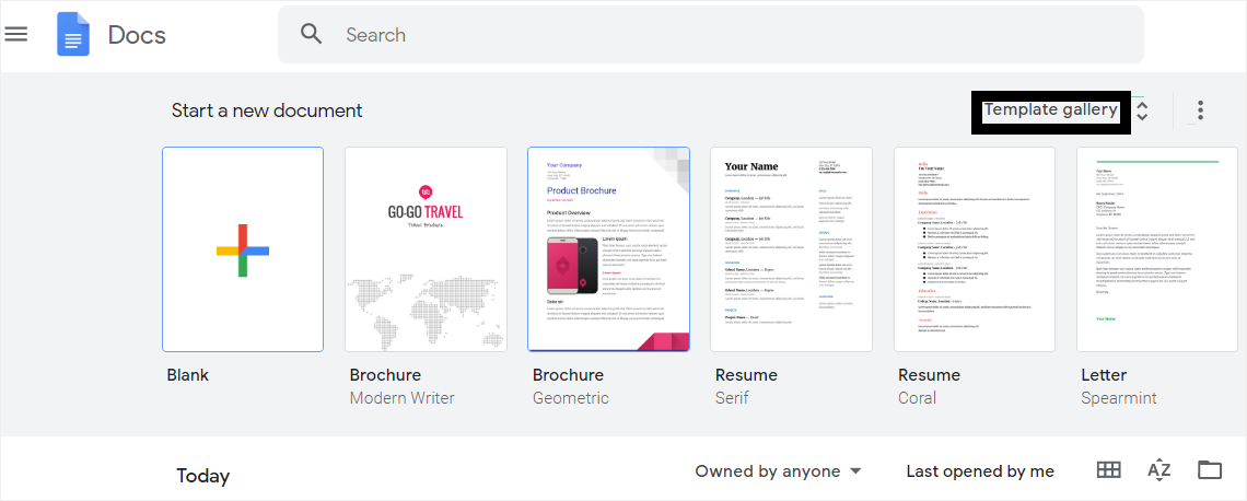 Google Docs Brochure Template Analisis