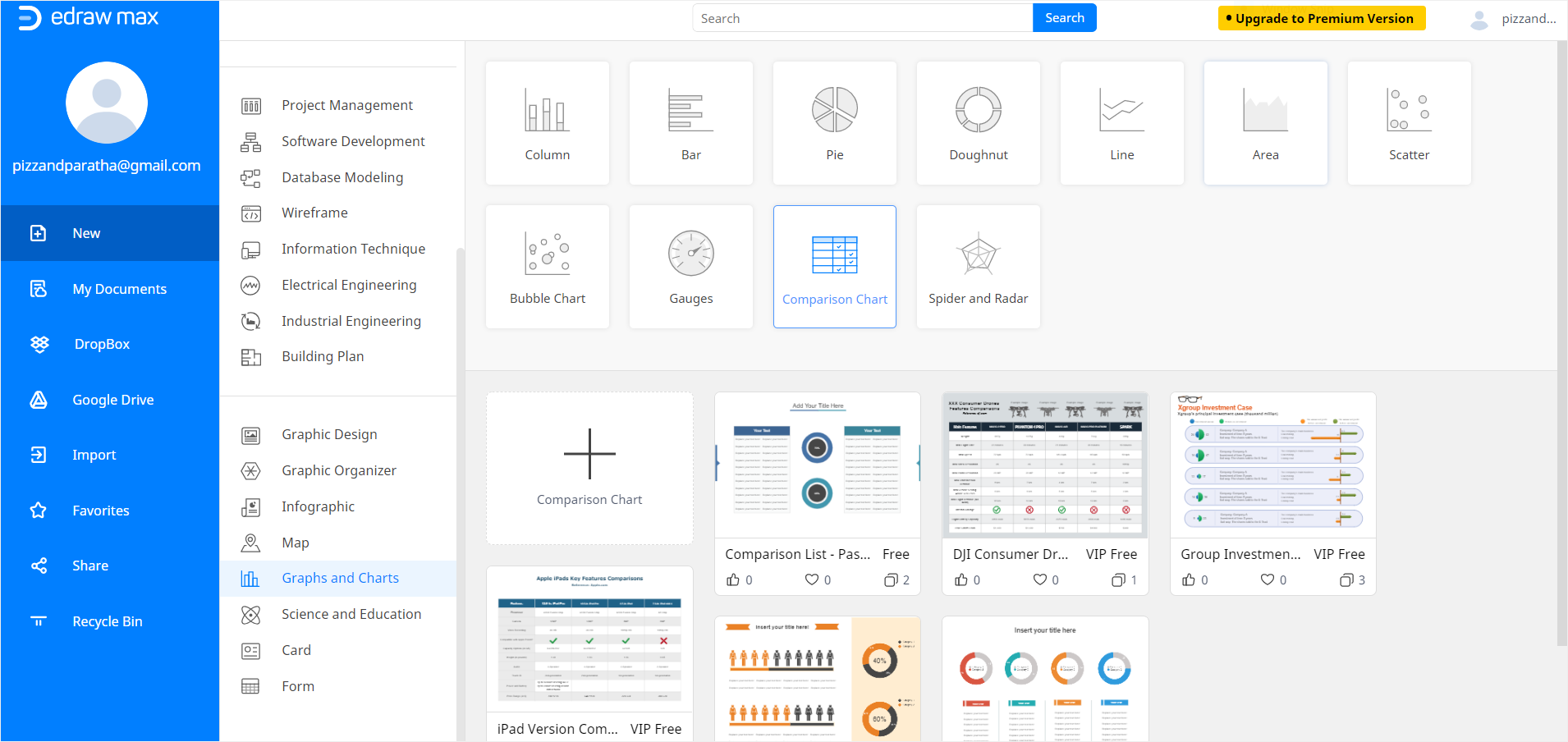 How To Make A Comparison Chart In Excel EdrawMax Online