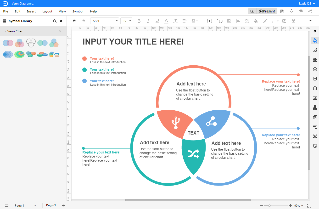 Excel Venn Diagram